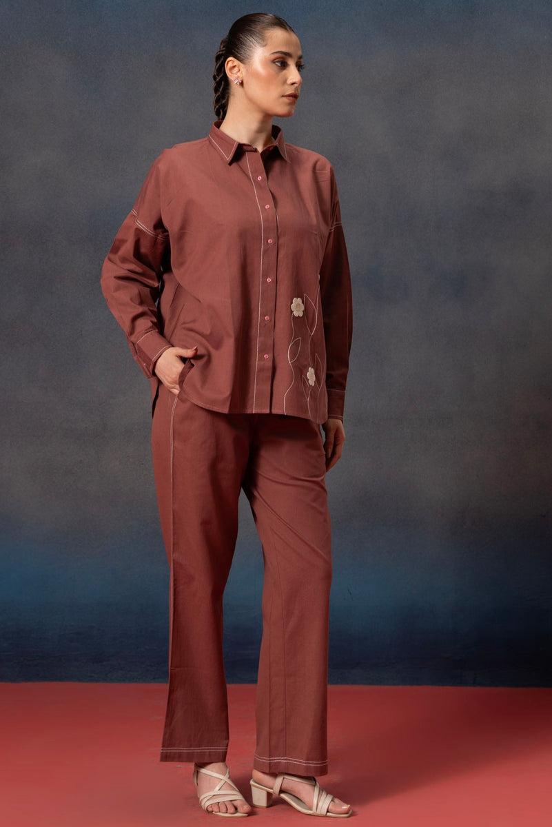 Phoolkari Patch - Pink Coord Set – Bannoswagger