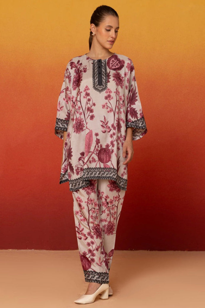 Buy White and Pink Muslin Co-ord Set – Bannoswagger