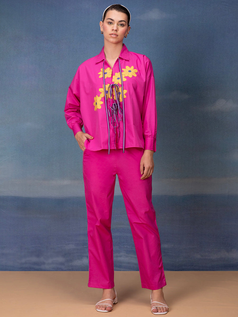 Rosy Bloom Shirt & Yellow Coords – Bannoswagger